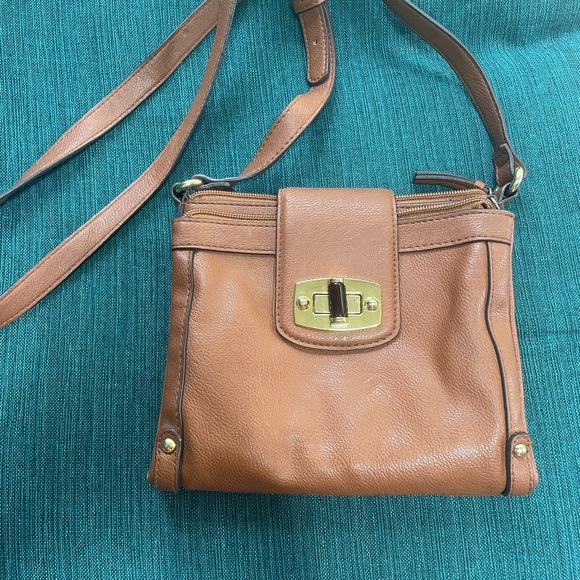 Merona | Bags | 3 For 25 Merona Simulated Leather Brown Crossbody Euc ...